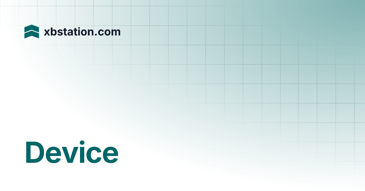 Device | xbstation.com