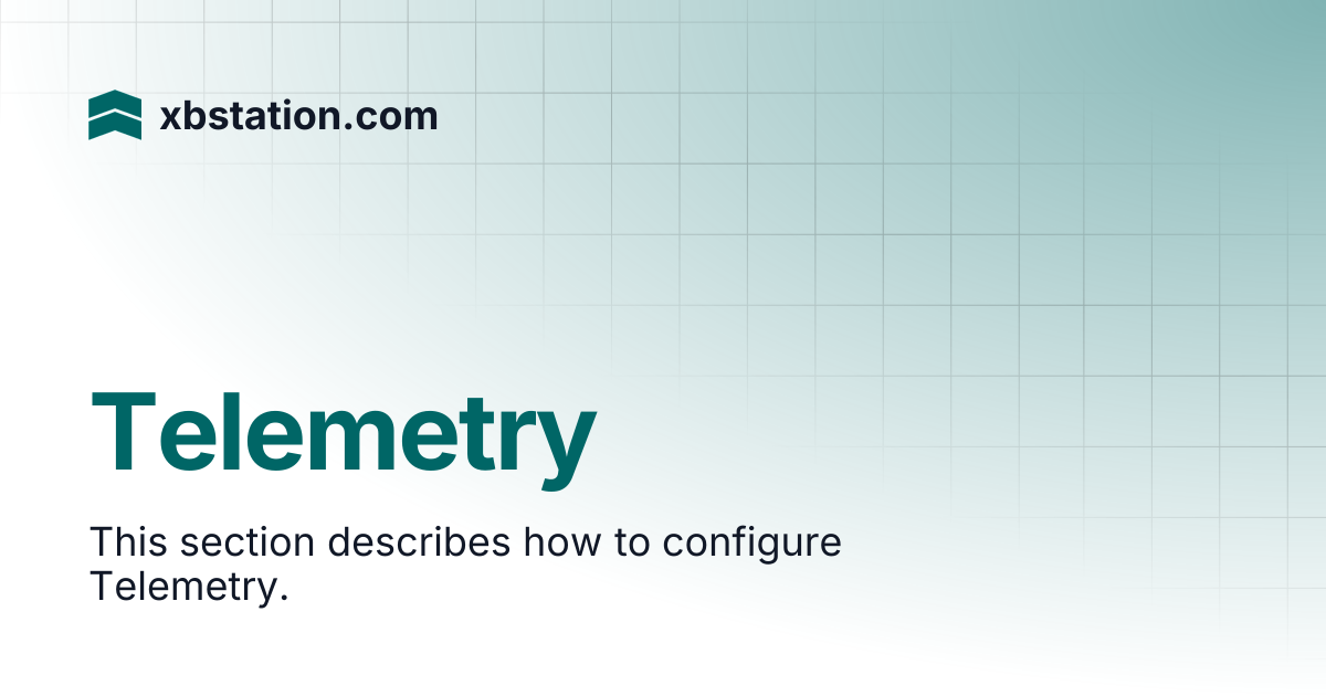 Telemetry | xbstation.com