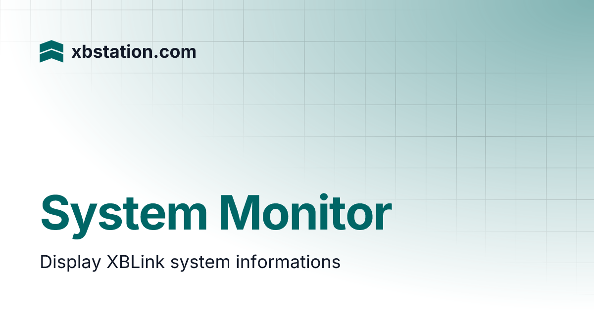 System Monitor | xbstation.com