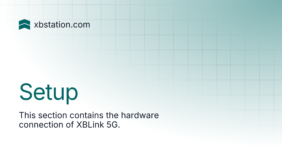 Setup | xbstation.com