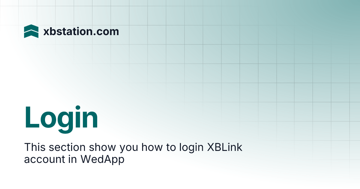 Login | xbstation.com